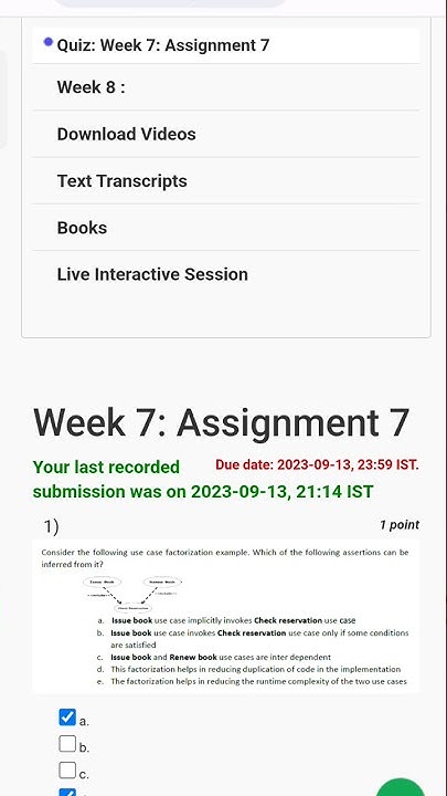 NPTEL Software engineering week 7 assignment answers ️‍🔥 - YouTube