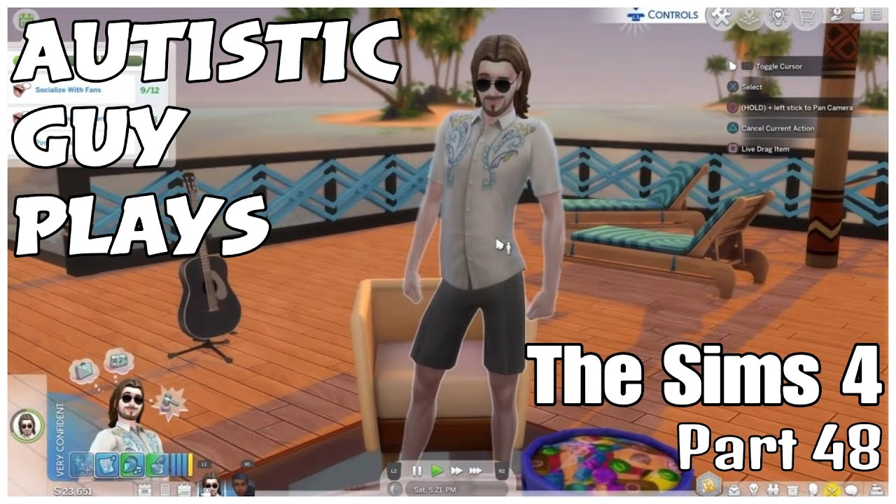 Autistic Guy Plays 'The Sims 4' - part 48 - Meet & Greet with a Blister ...