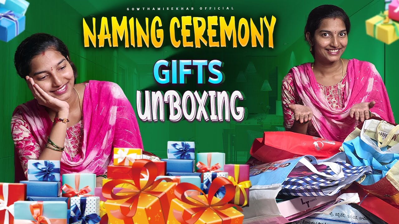 Naming Ceremony Gifts Unboxing vlog #EverydayExpert #HairDryer # ...