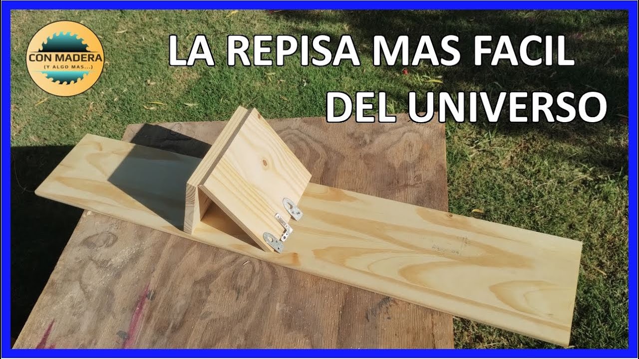 Como hacer una repisa facil - YouTube