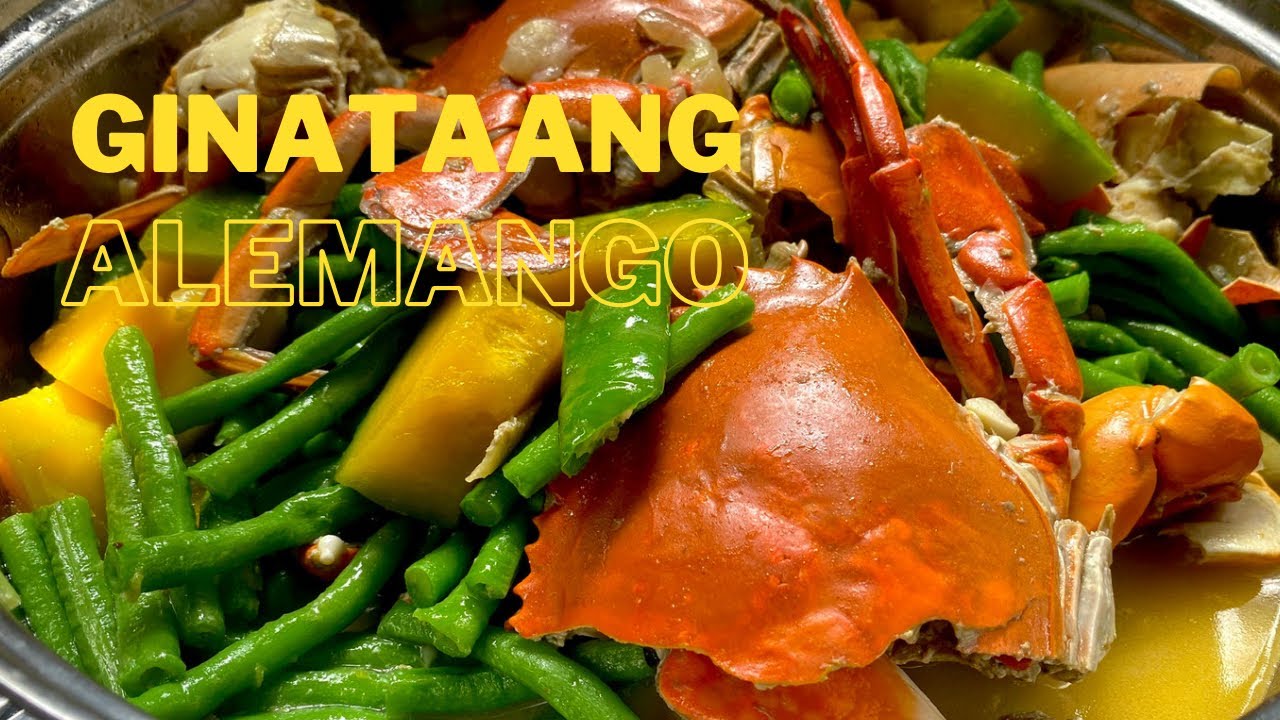 GINATAANG ALIMANGO | HOW TO COOK CRAB WITH COCONUT MILK | FILIPINO FOOD ...
