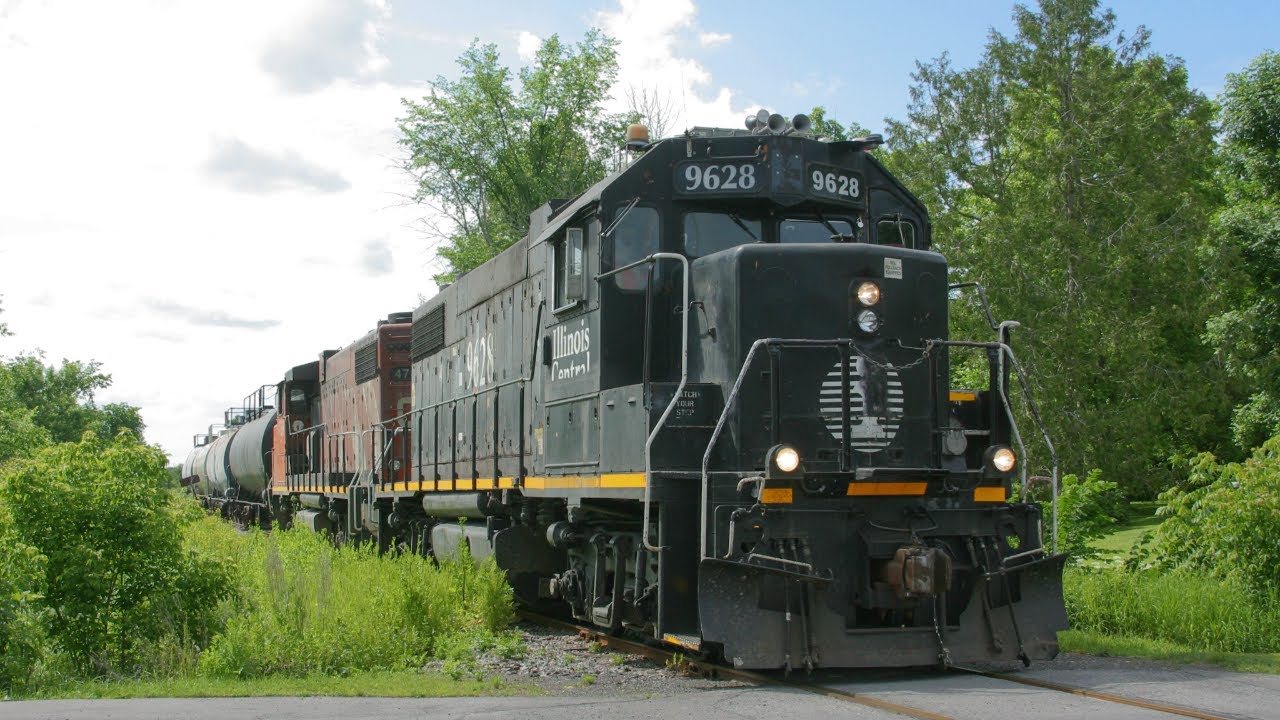 Illinois Central Death Star IC 9628 Through Carp! Ft. @Benmmonster - YouTube