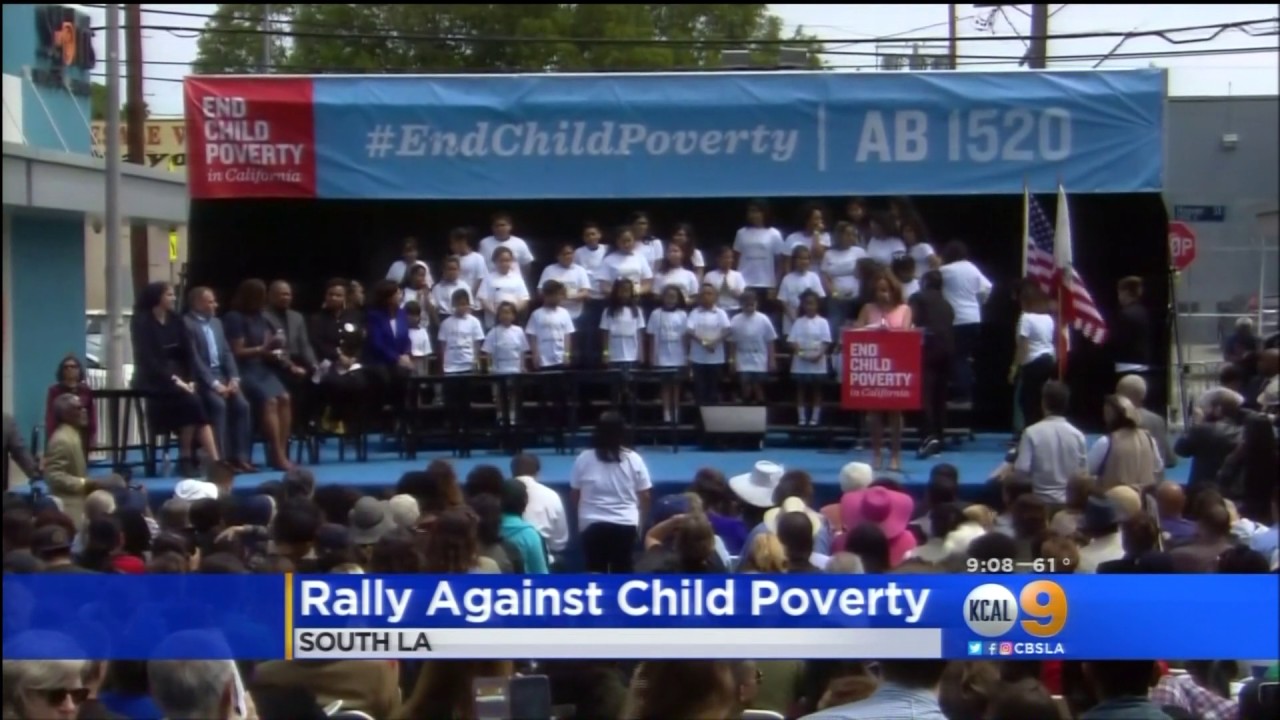 Child Poverty Rally KCAL 04 09 17 908PM - YouTube