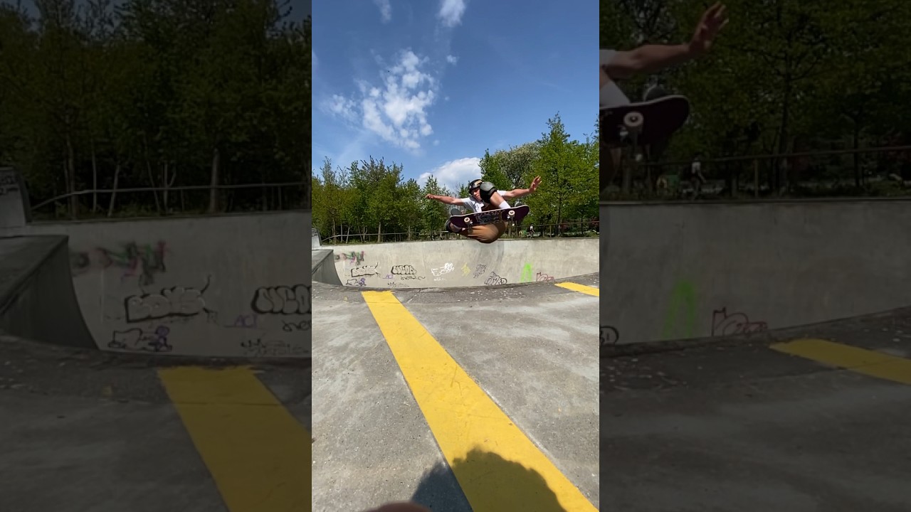 Luke Rasch | Frontside ollie around corner in the deepend🔥🔥 - YouTube
