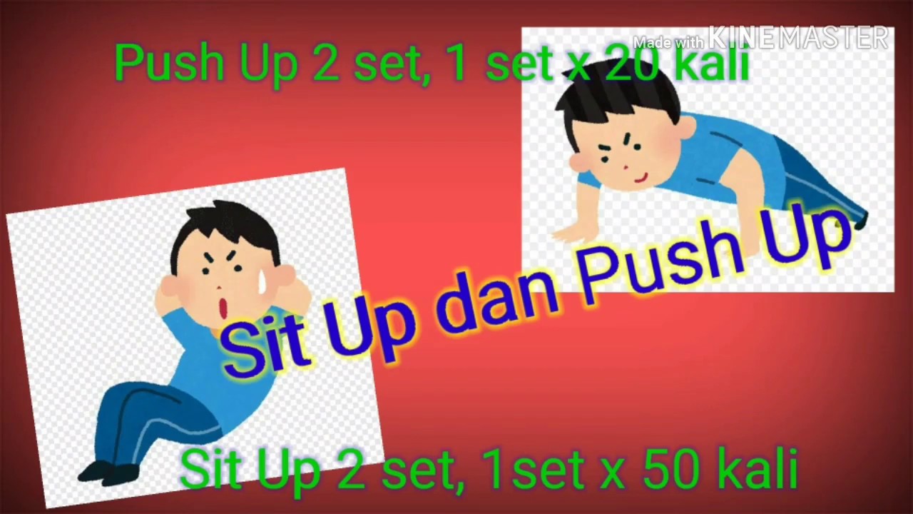 Sit Up dan Push Up at home - YouTube