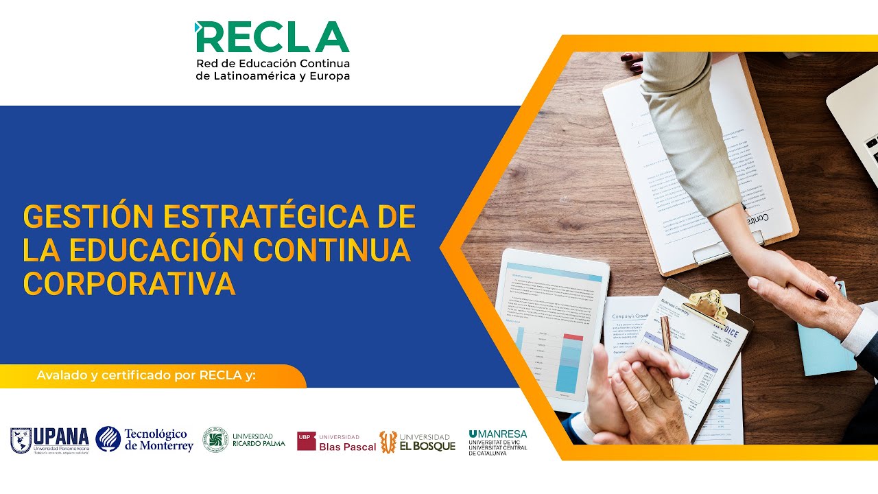 Gestión Estratégica de la Educación Continua Corporativa | Cursos RECLA ...