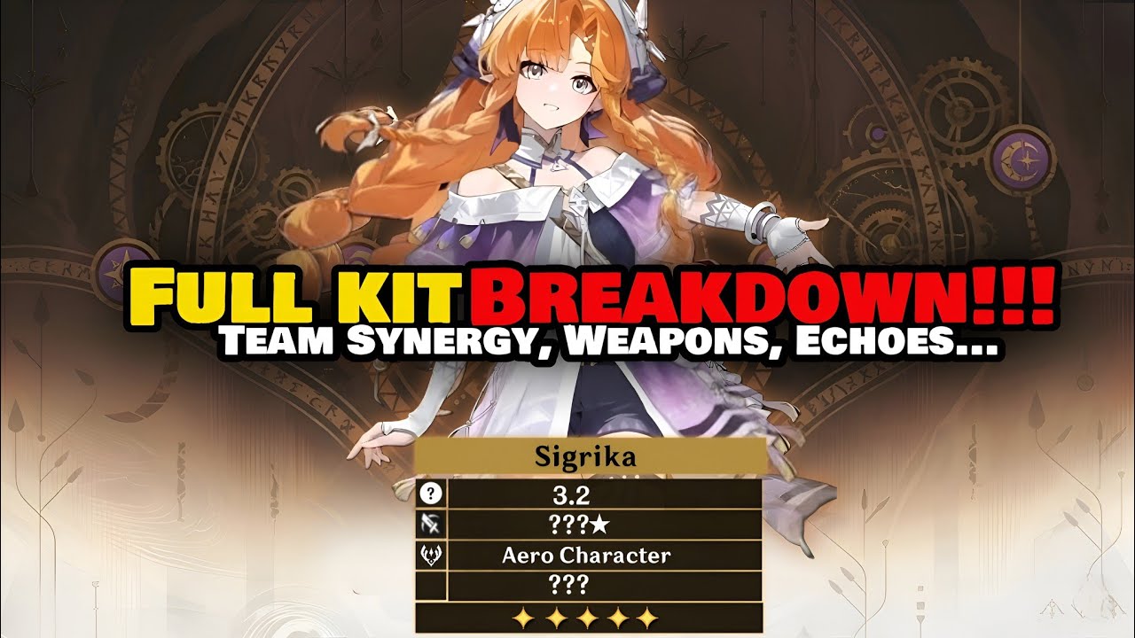 NEW UPDATE! FINALLY SIGRIKA FULL KIT IS HERE! WEAPON, TEAM SYNERGY ...