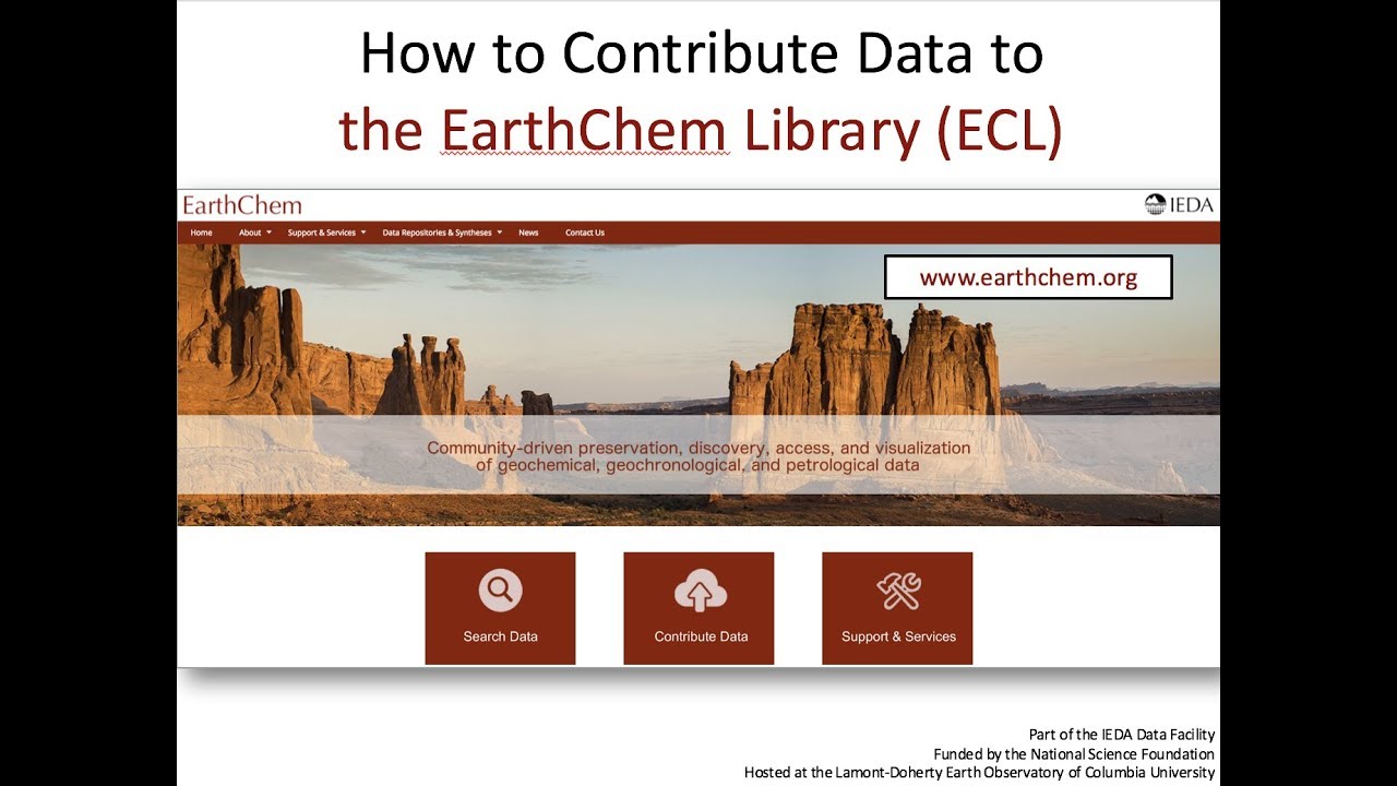 EarthChem Library Webinar: How to Contribute Data - YouTube