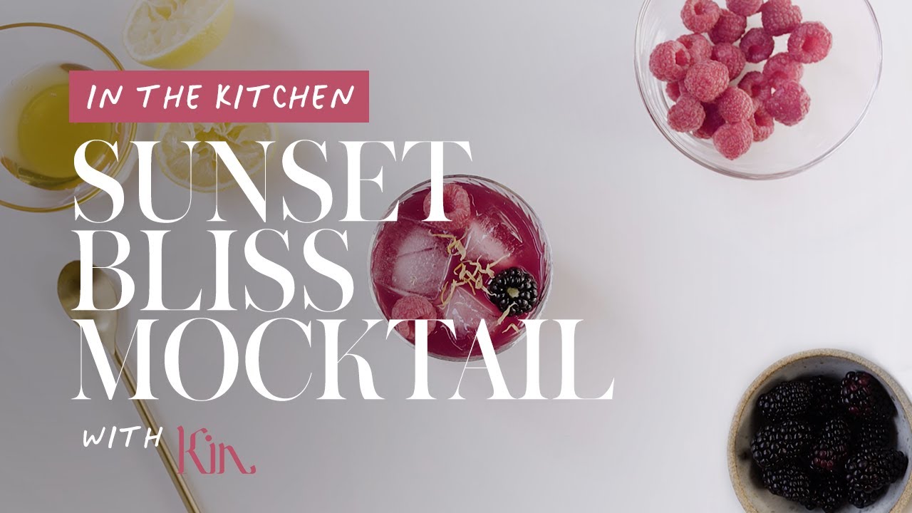 In The Kitchen: Sunset Bliss Mocktail Featuring Kin Euphorics - YouTube