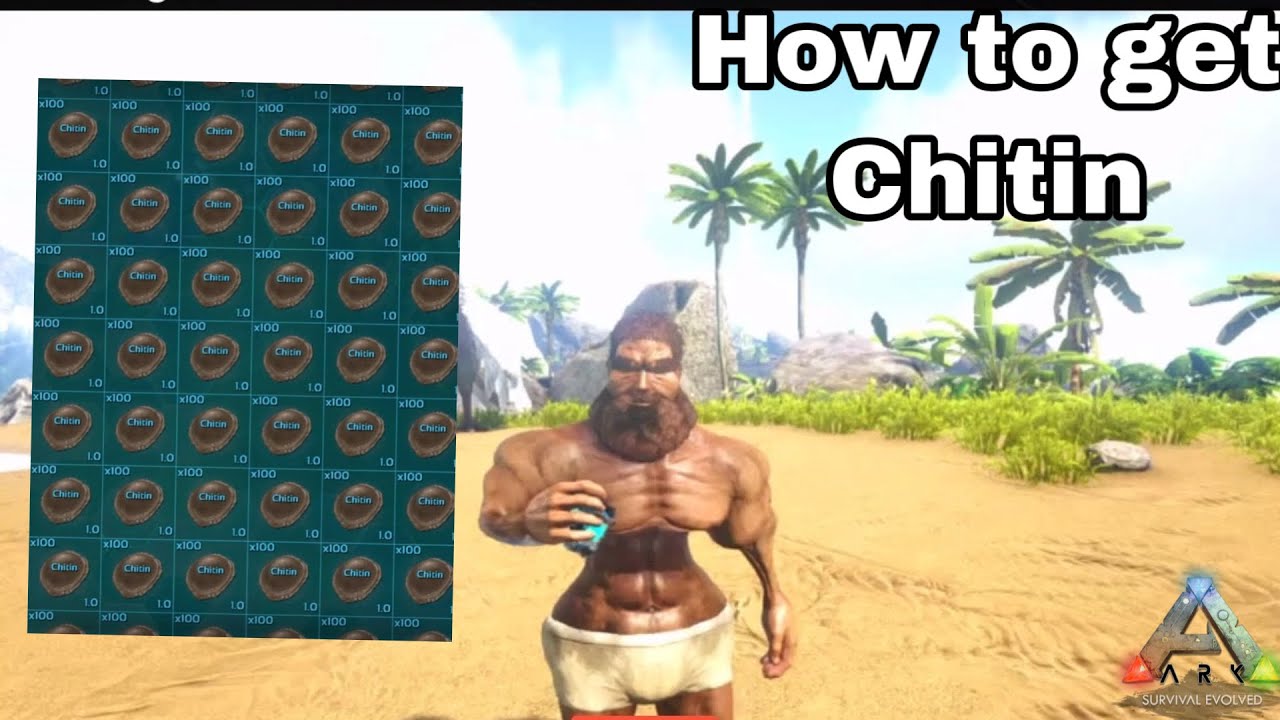 How to get Chitin in Ark Survival Evolved - YouTube