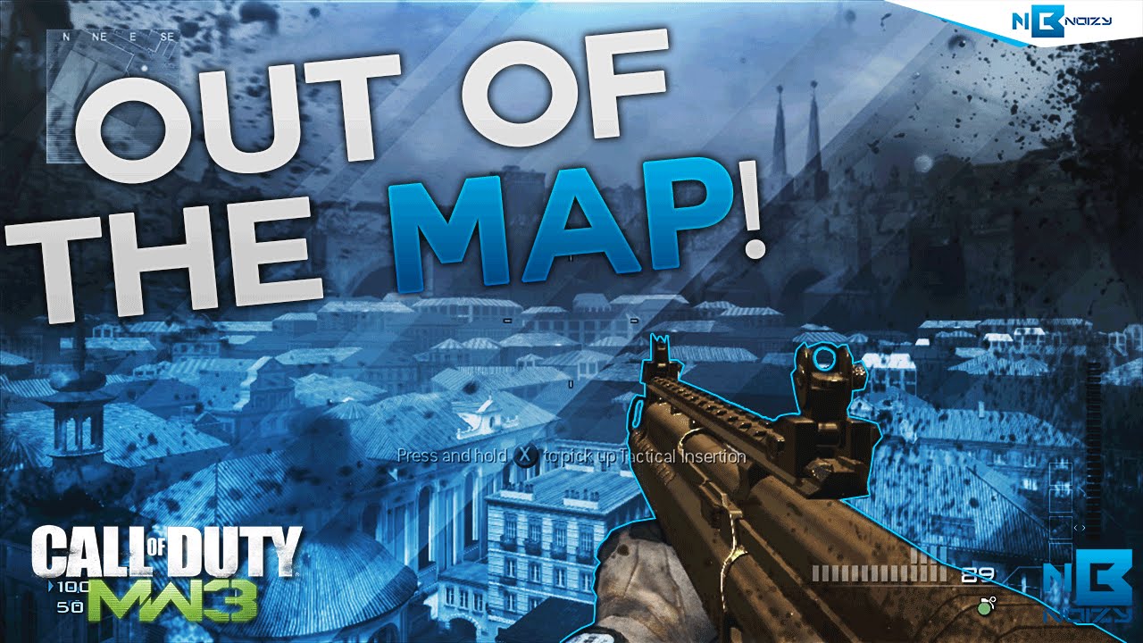 MW3: Out Of The Map Fun! #1 (Lockdown) - YouTube
