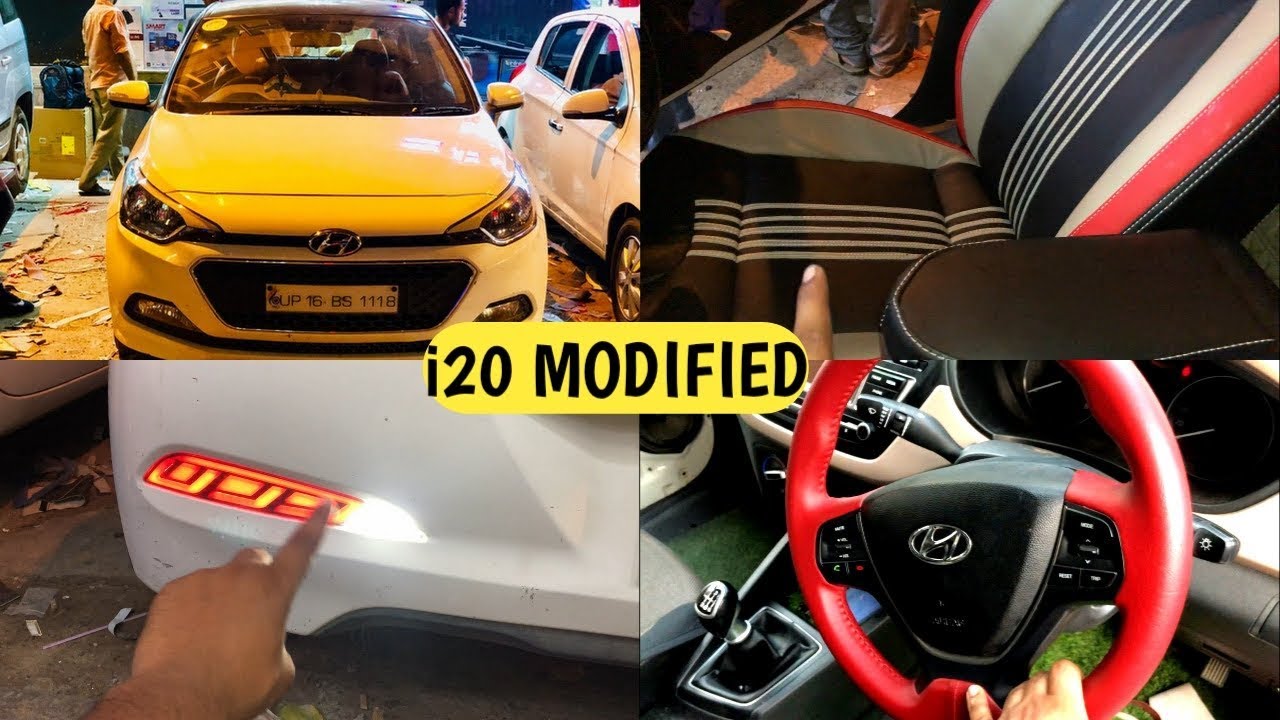 i20 MODIFIED : BASE MODEL CONVERTED TO TOP ♥️🔥 - YouTube