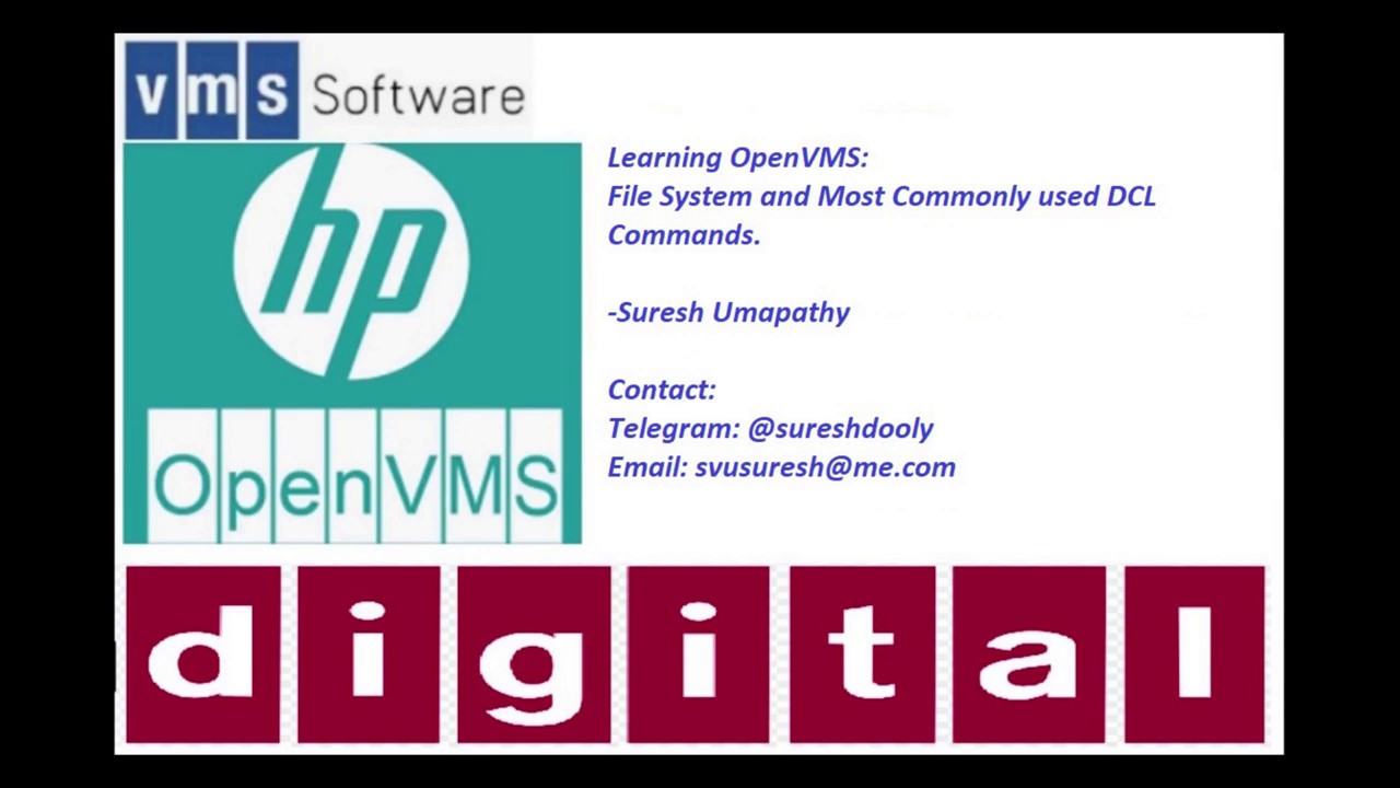Openvms Basic Dcl Commands And File System Youtube 8690