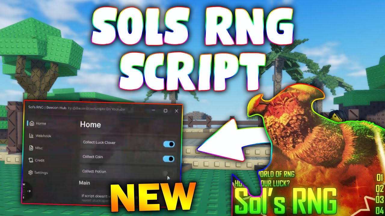 *NEW* Sol's RNG Script (PASTEBIN 2025) (AUTOFARM, AUTO CRAFT, COLLECT ...