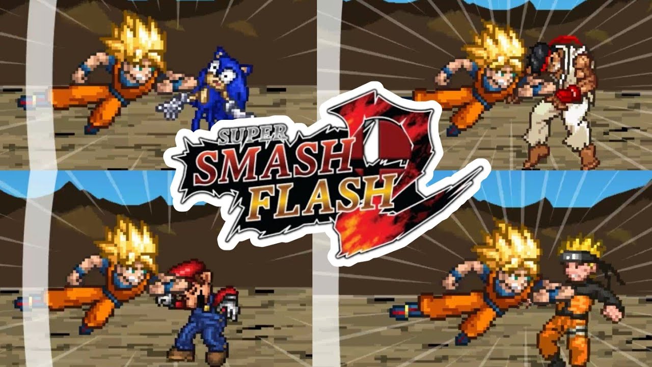 SSF2 1.2.4- Everyone Gets The New Goku FS (Final-Smash) - YouTube