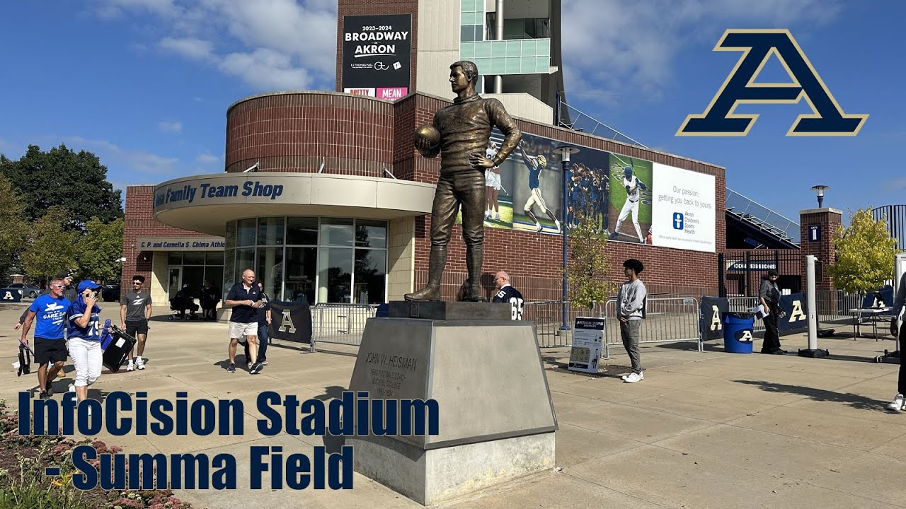 🏈 InfoCision Stadium - Summa Field - Akron Zips 2023 panorama - YouTube