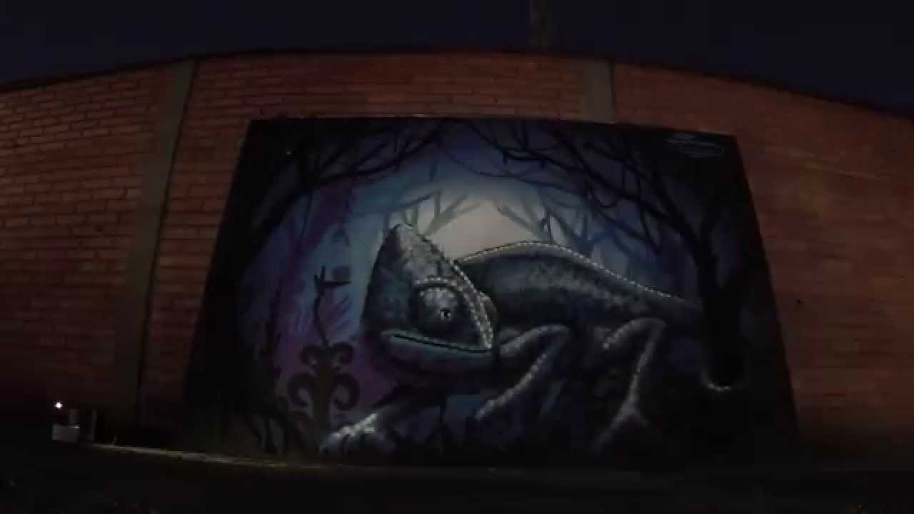 Rodrigo Rizo - Graffiti live painting - Oficina de Danças Urbanas - YouTube