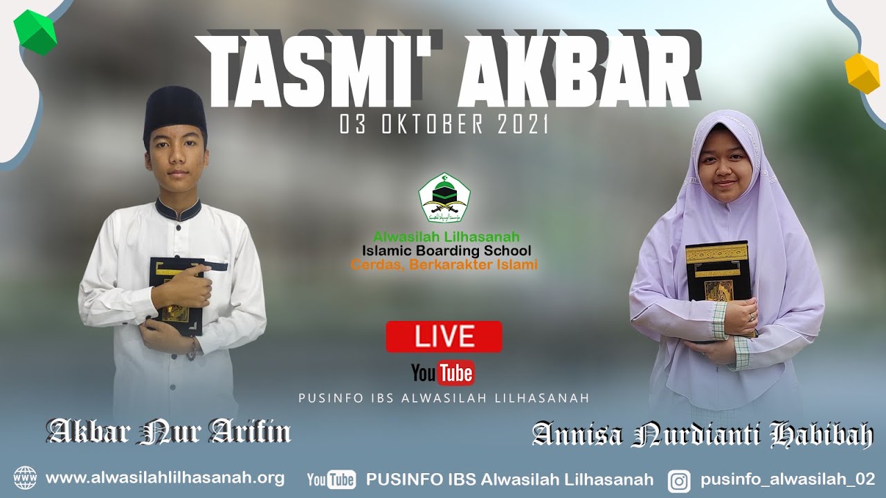 LIVE! TASMI'AKBAR || AKBAR NUR ARIFIN || JUZ 1,2,3,29,30 - YouTube