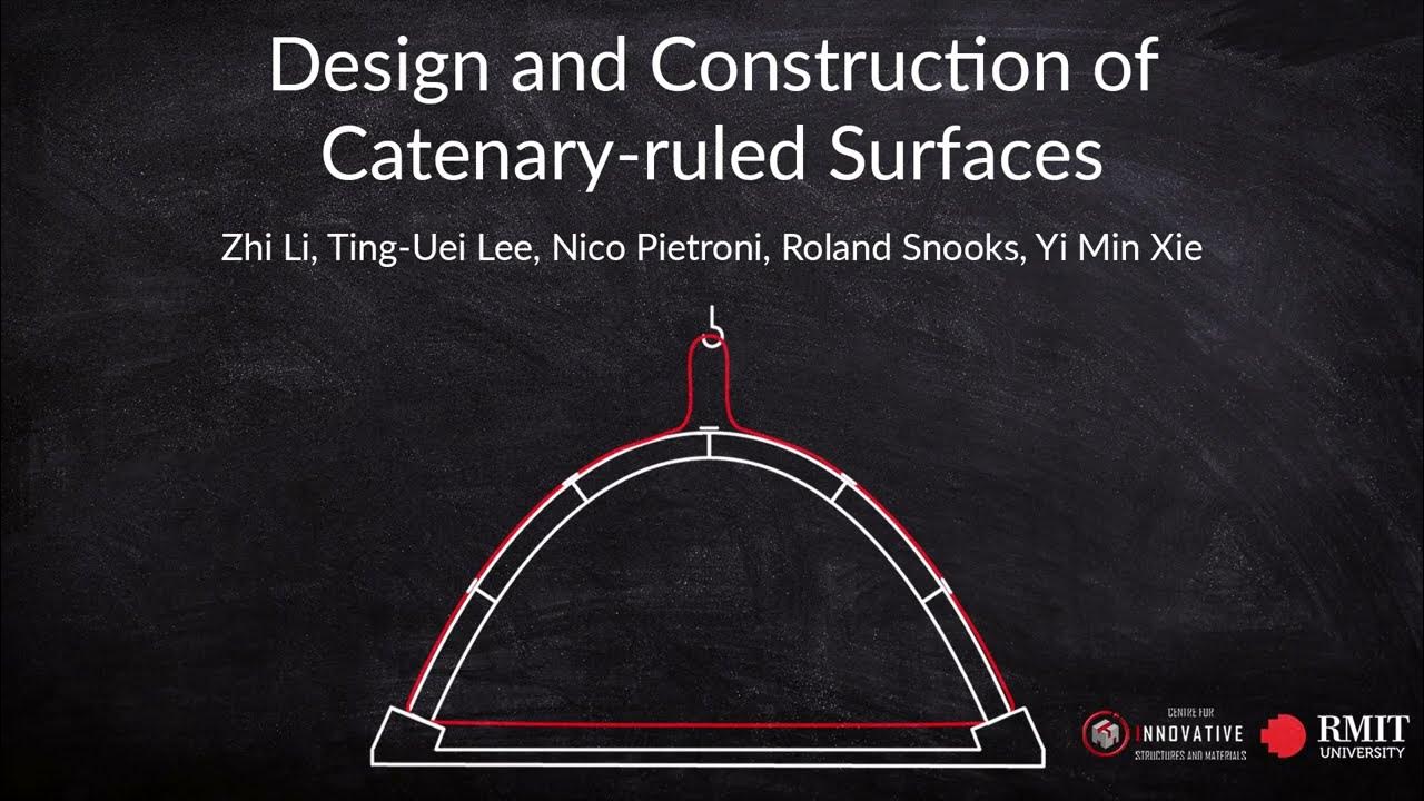 Design and Construction of Catenary ruled Surfaces - YouTube