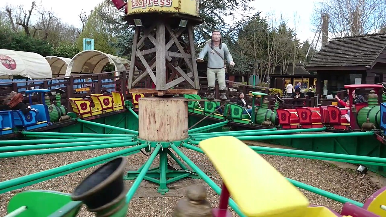 Rocky Express Ride At Thorpe Park Resort, 1 April 2017 - YouTube