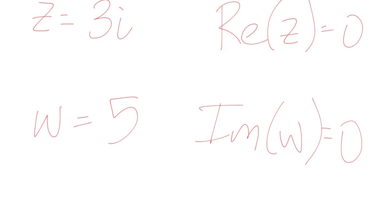 Complex Number Notation - Youtube