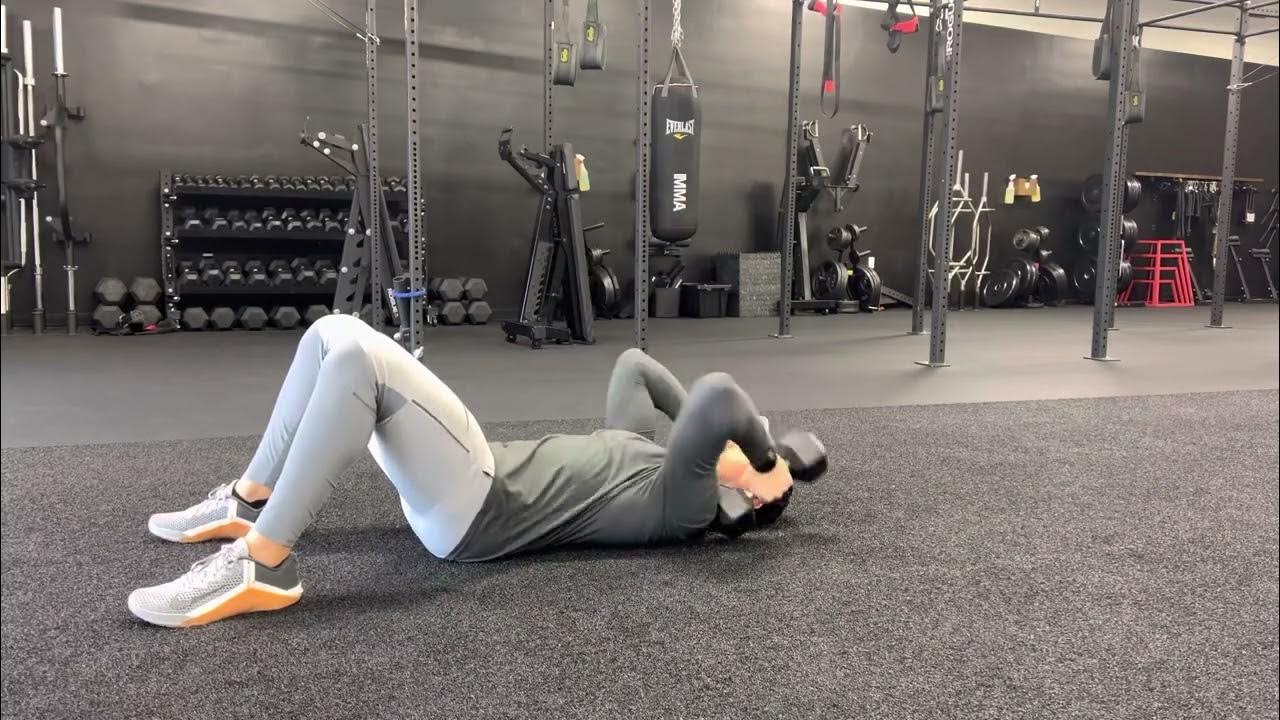 Dumbbell Rollbacks from Floor - YouTube