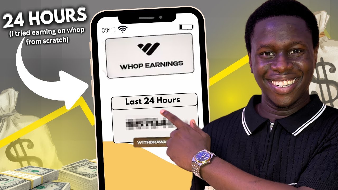 I Tried Making Money ON WHOP FOR 24 HOURS.....AND THIS HAPPENED | Whop ...