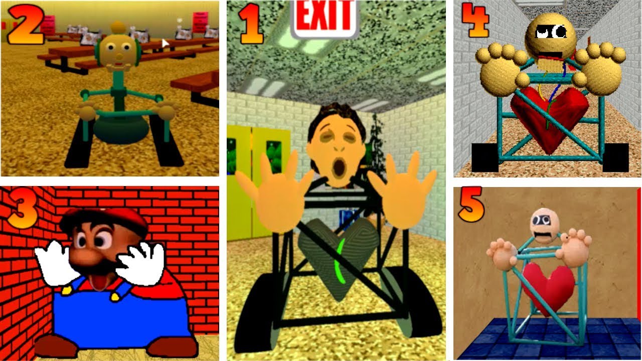 5 1ST PRIZE in Baldi's Basics MOD - YouTube