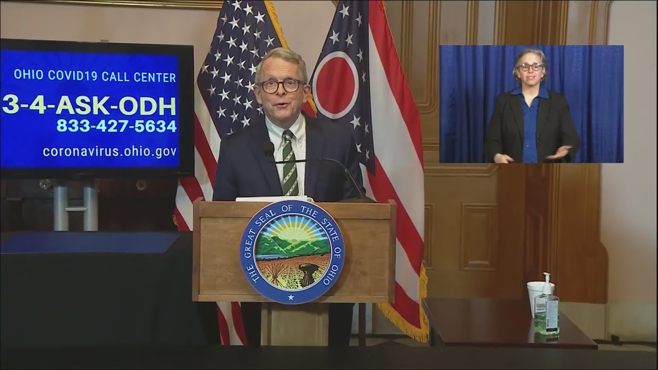 State of Ohio Governor DeWine coronavirus full press conference 3/31 ...