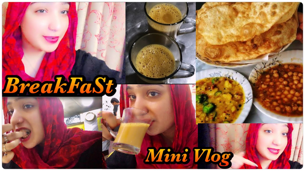 BreakFast Vlog | Halwa Puri Ka Nashta | Vlog | Mini BreakFast Vlog | Aj ...