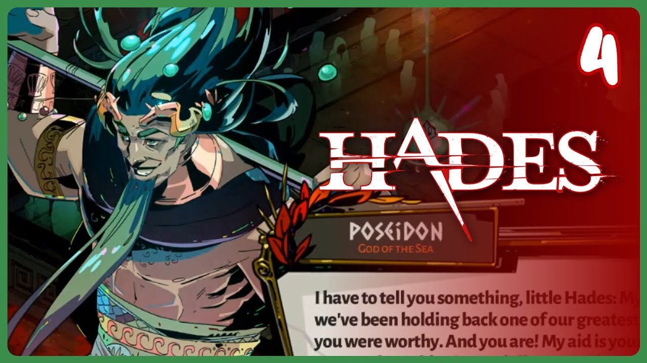 Poseidon's AID! 🐟 - Hades - Gameplay Walkthrough Part [4] - YouTube