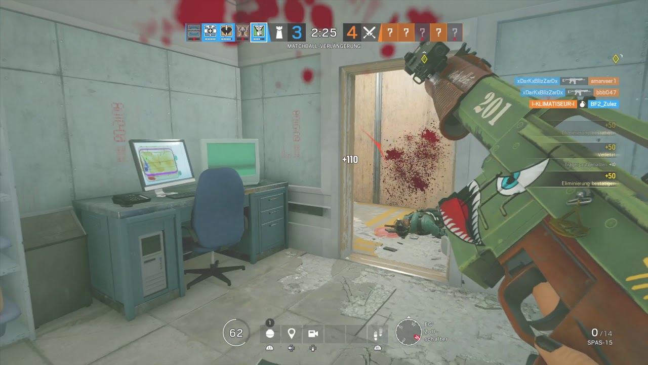 Rainbow Six® Siege Caveira Shotgun 3k, 1 down - YouTube