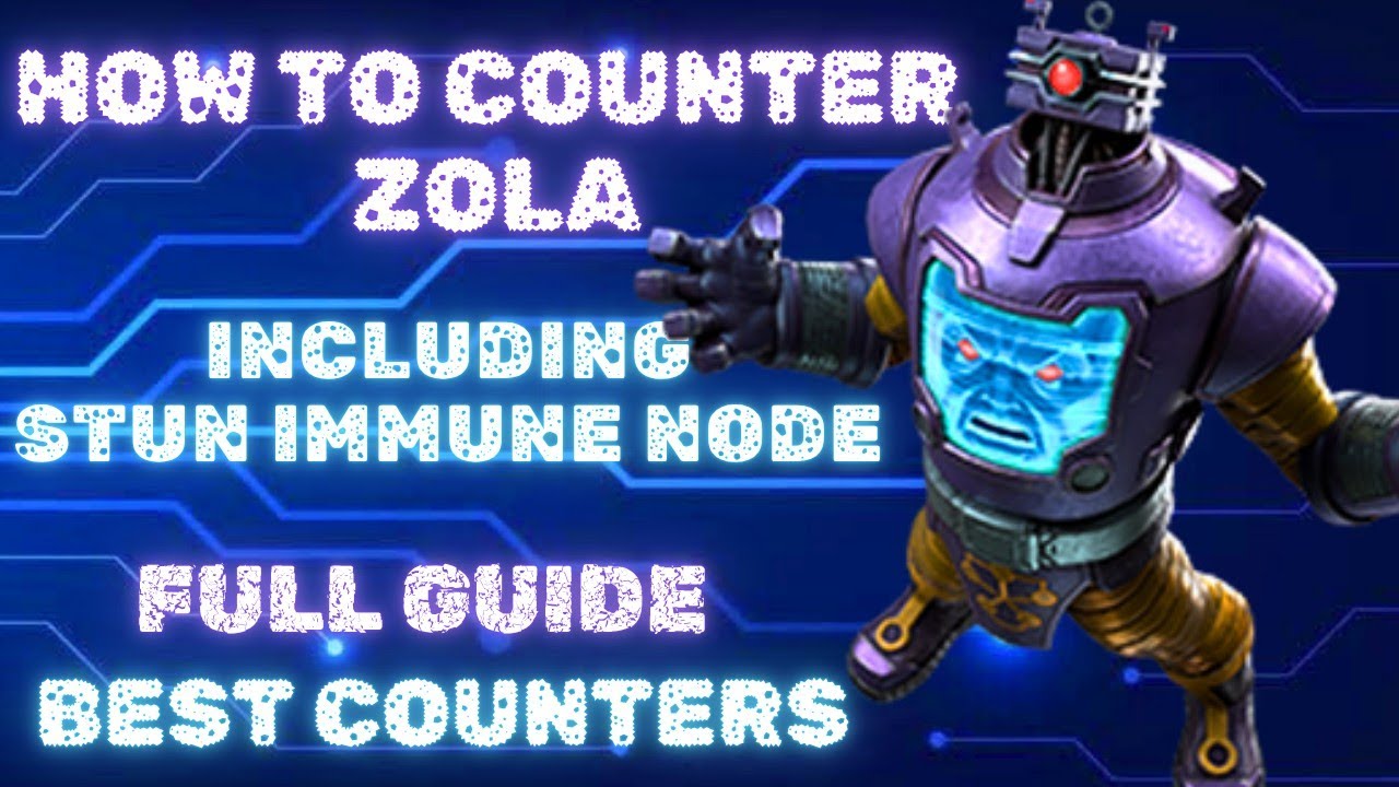 How To Counter Arnim Zola | Including Stun Immune Node | Best Counters | Mcoc - YouTube