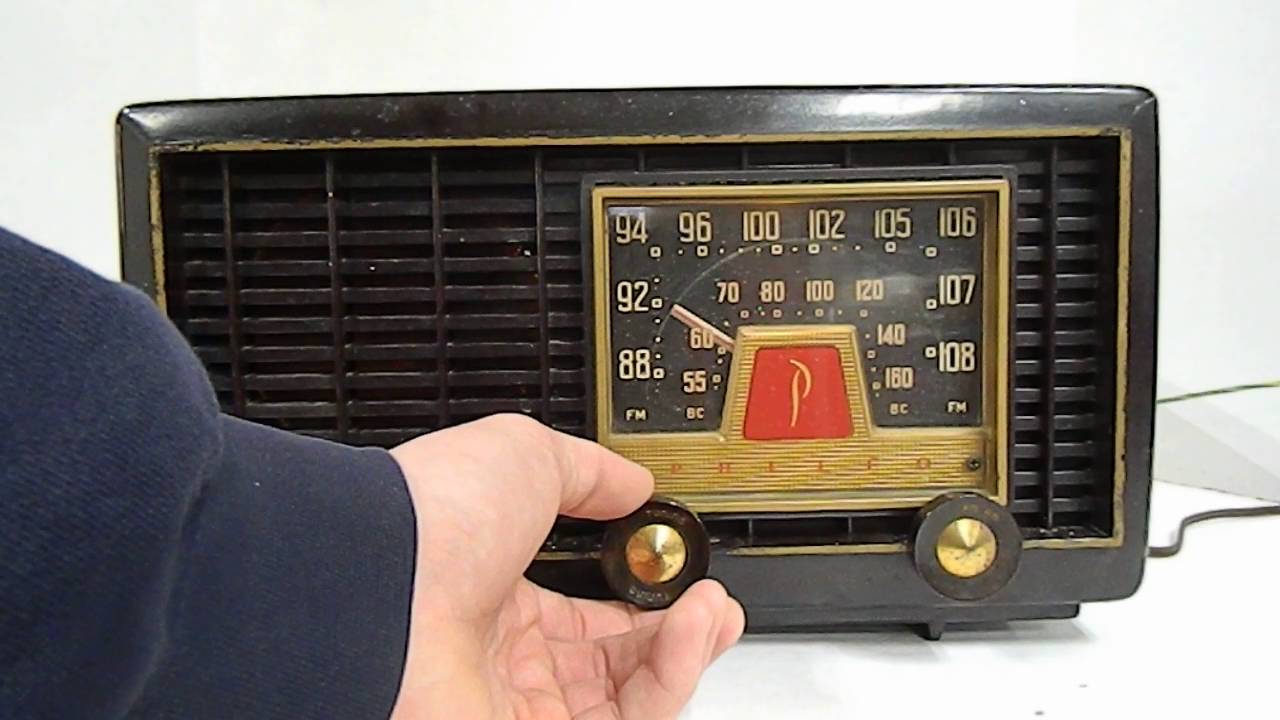Philco 53-956 radio - YouTube