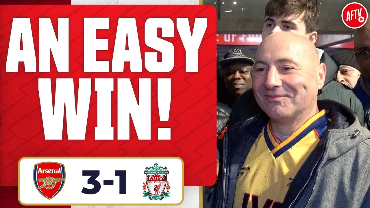 An Easy Win! (Julian) | Arsenal 3-1 Liverpool - YouTube
