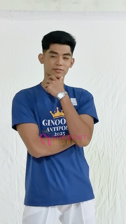 John Kirby Aviles for Ginoong Antipolo 2025 Official Portrait Shoot 👑💙🇵🇭 - YouTube