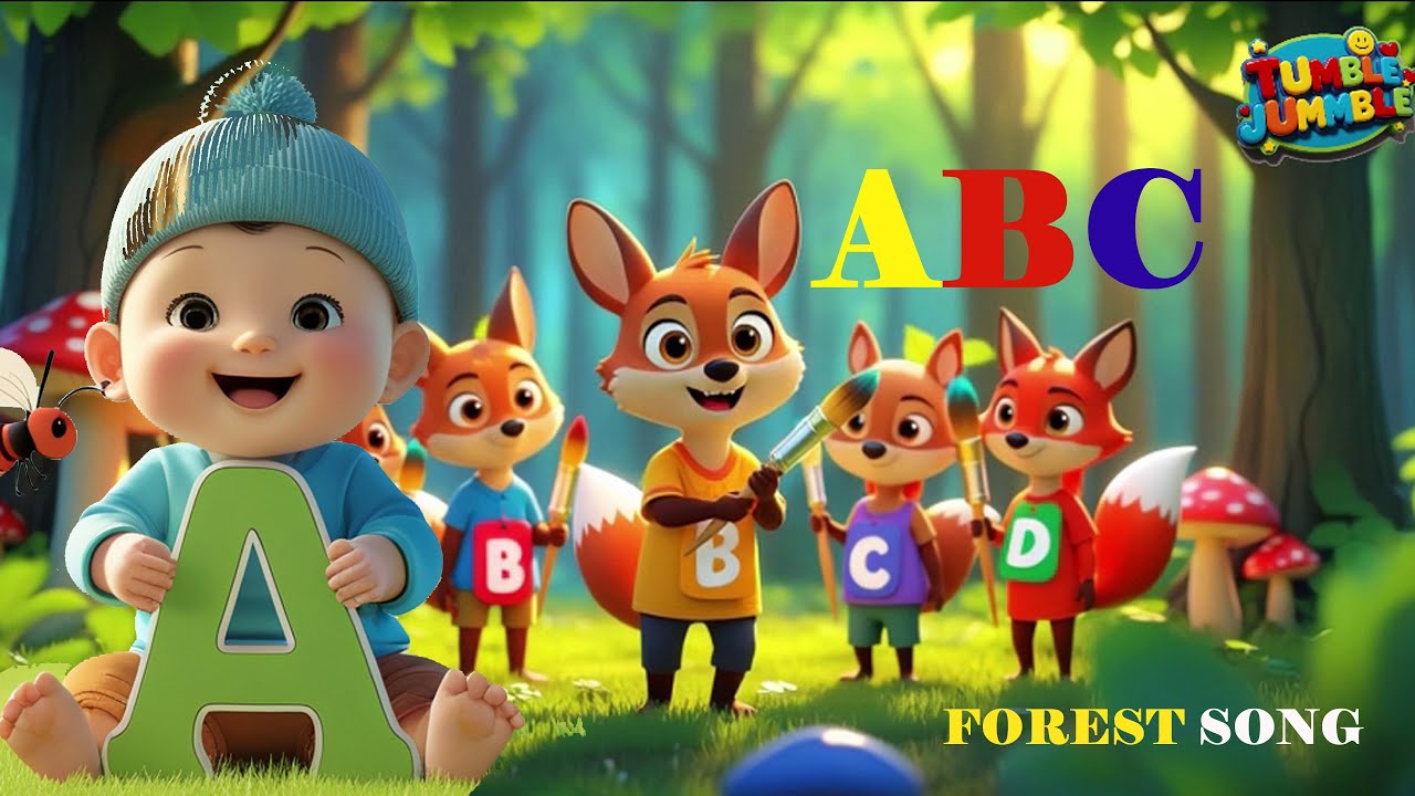 ABC Forest Friends Song 🌳🦊 | Learn the Alphabet with Forest Animals ...