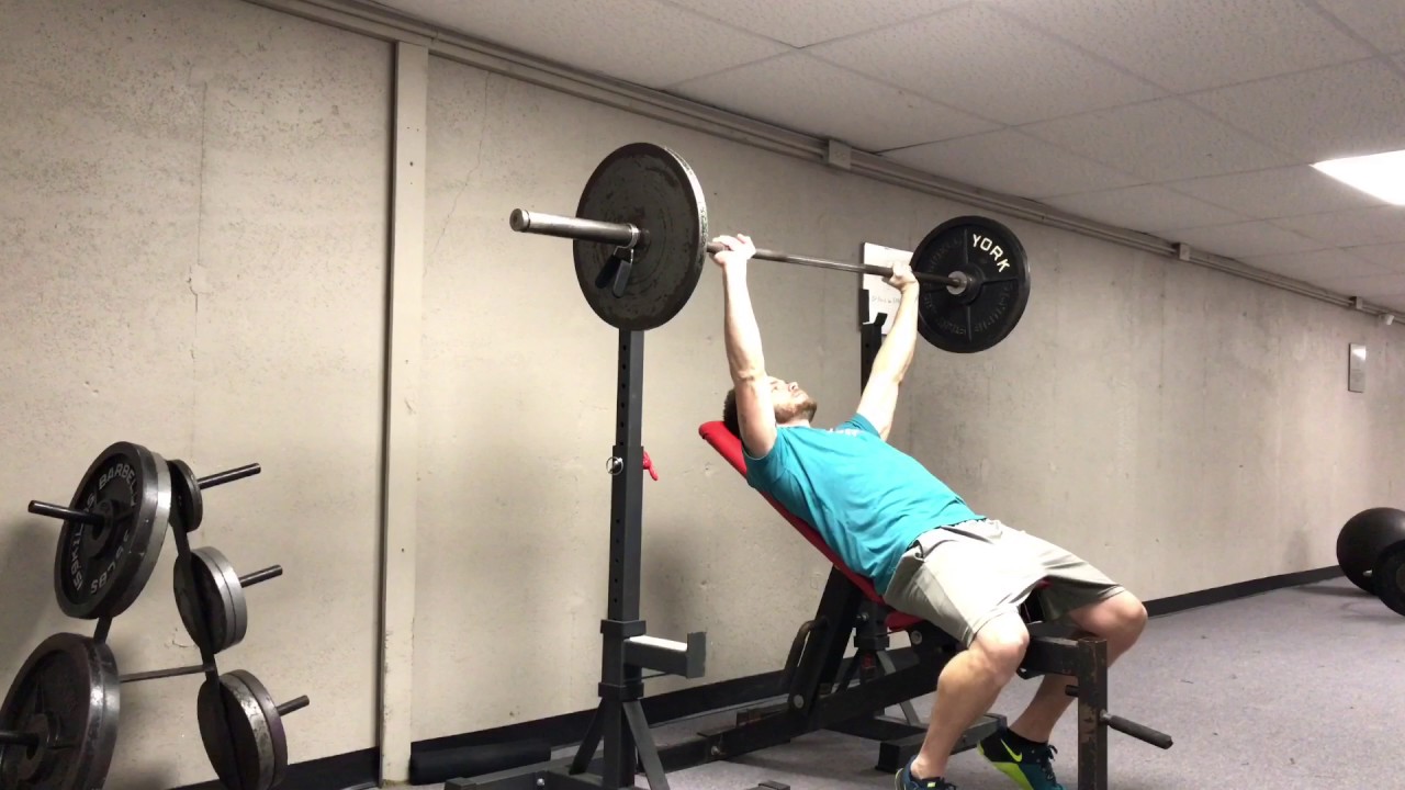 Incline Bench Press - Demo - YouTube