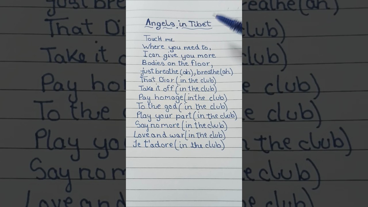Angels in Tibet Liyrcs#shorts # #music # #speedup - YouTube