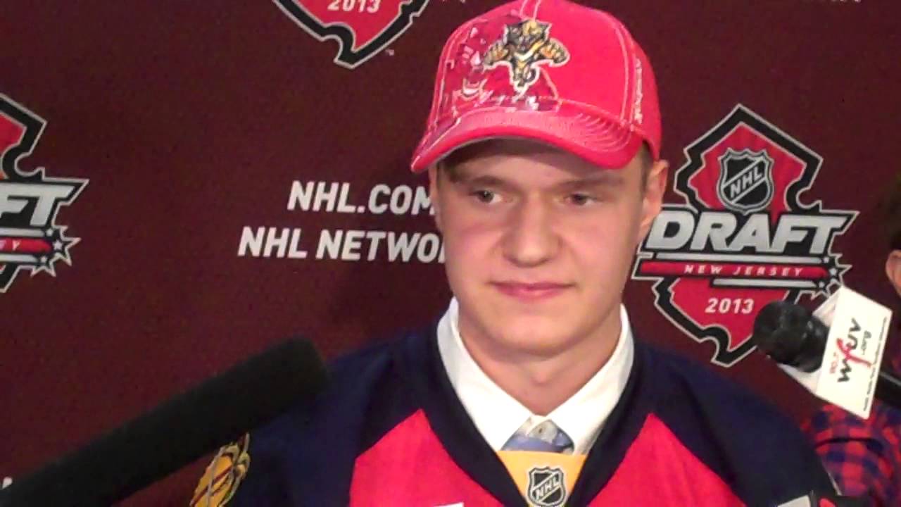 2013 NHL Draft Florida Panthers First Round Pick (#2 Overall) Sasha ...