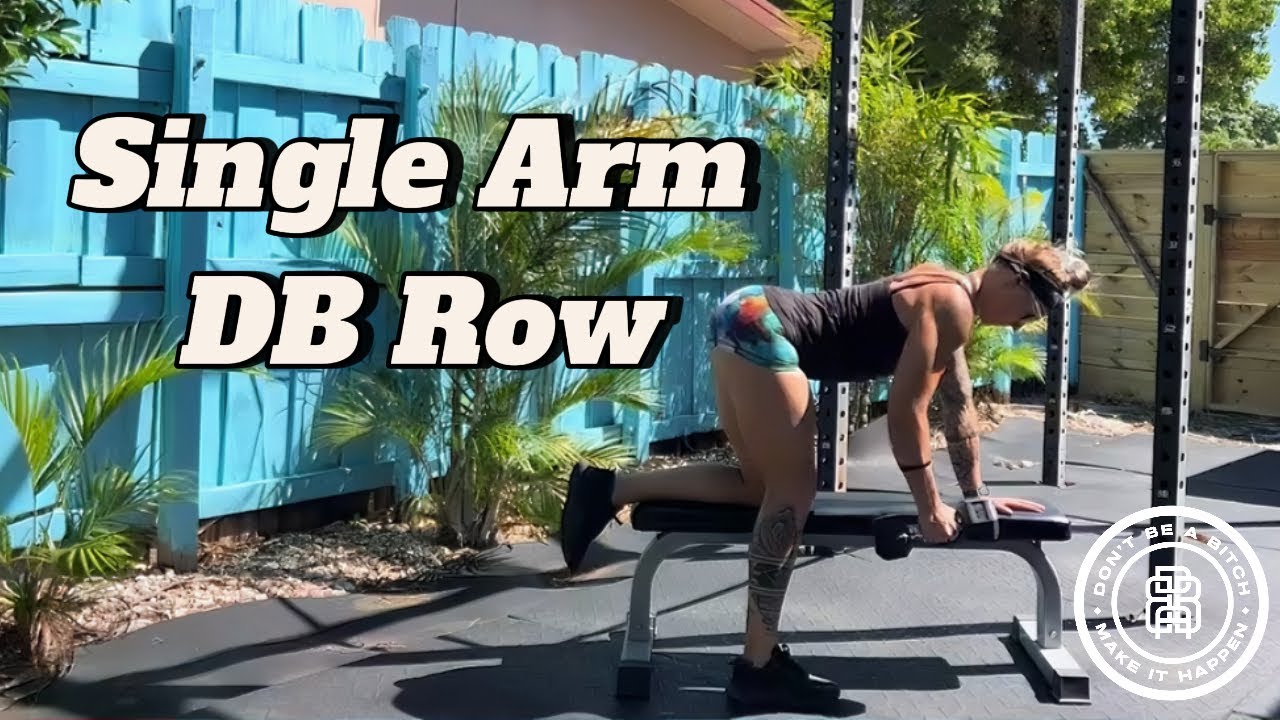 Single Arm DB Row - YouTube