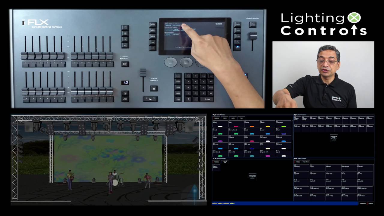 Introduction to FLX Lighting Console - YouTube