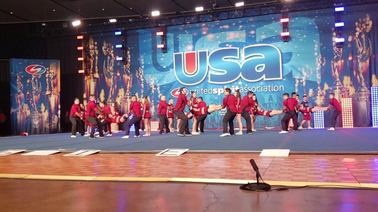 NMSU cheer 2019 USA Nationals - YouTube