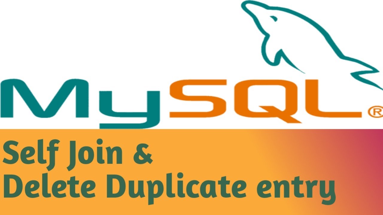 Self Join And Delete Duplicate Entry 3 Mysql Advanced Tutorial In 3145