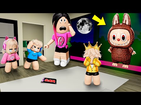 O BONECO LABUBU MALVADO INVADIU MINHA CASA AS 3 AM EM BROOKHAVEN!