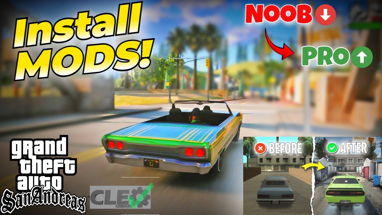 🔧 GTA San Andreas Mods Installation Made EASY! (Beginner to Pro Guide ...