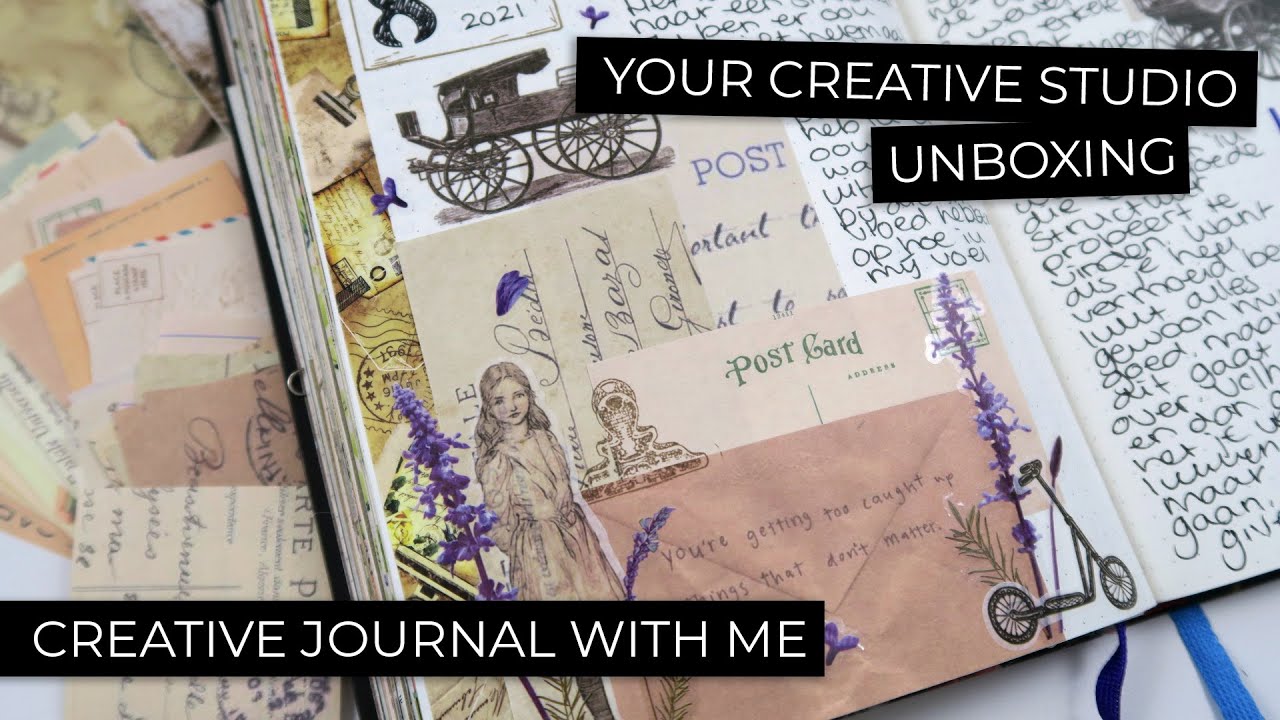 Your Creative Studio Unboxing | Creative Journal with me | July 2021 ...