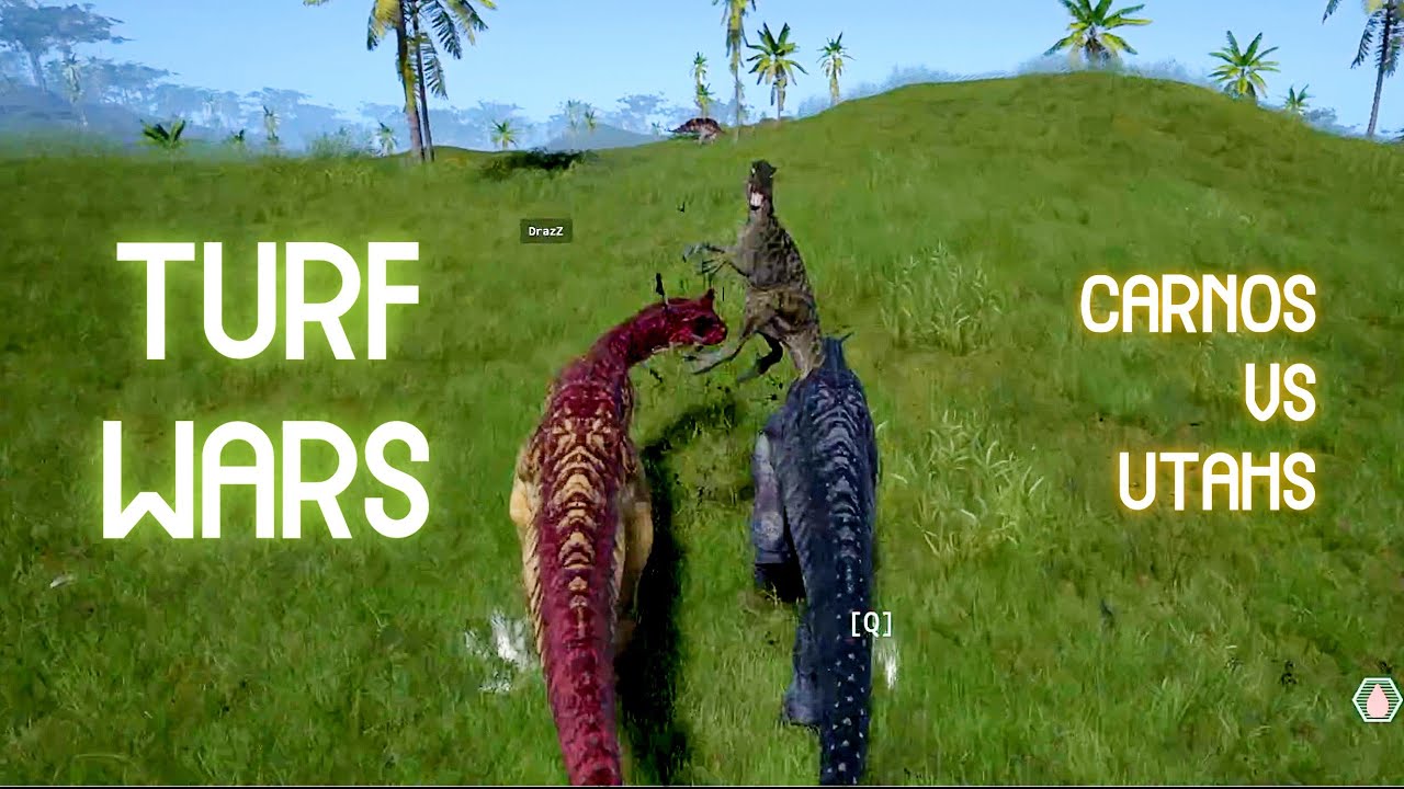 Territory War The Isle Evrima Carnotaurus Gameplay Youtube