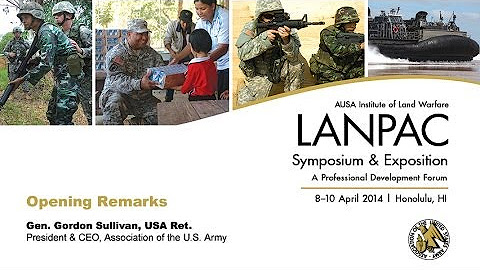 2014 AUSA LANPAC Symposium - YouTube