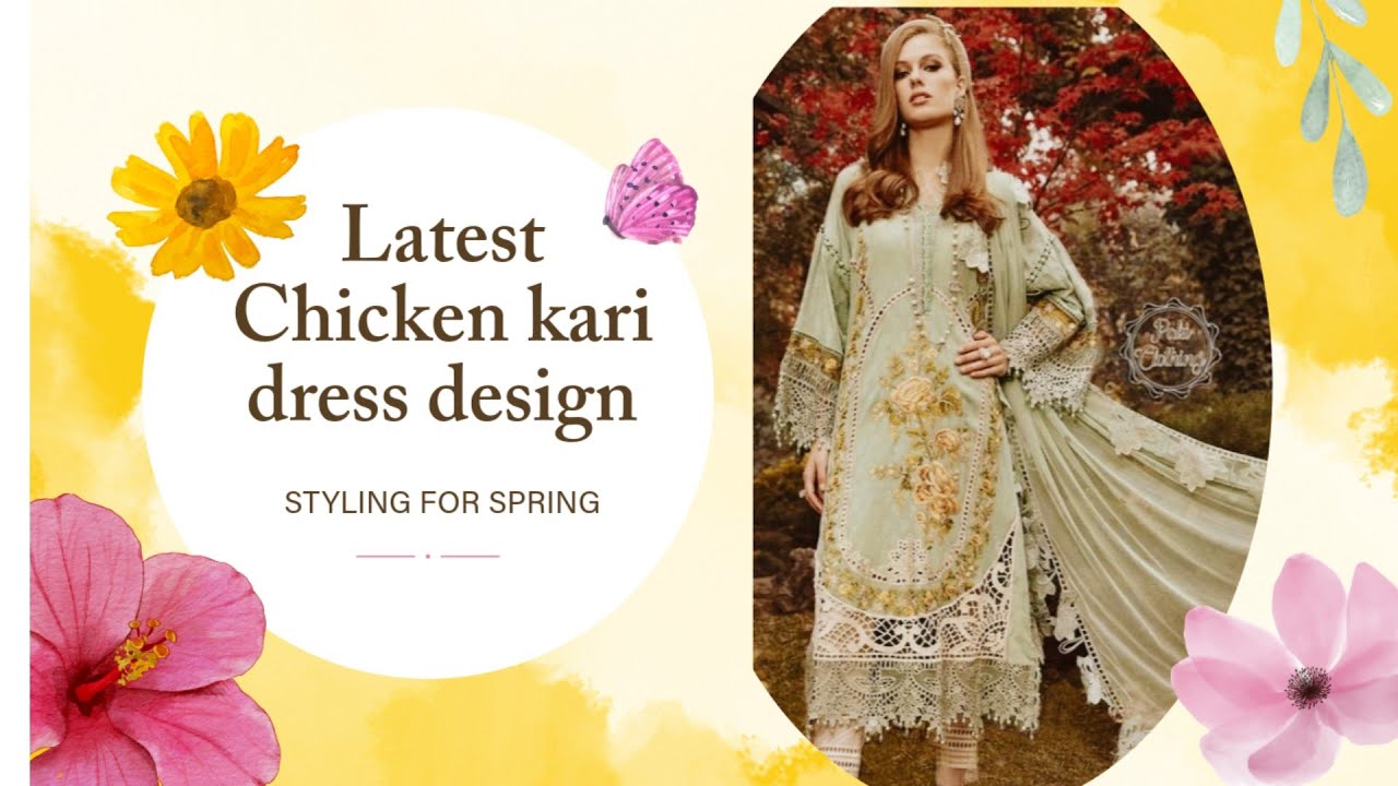 Latest Chicken kari dress design - YouTube